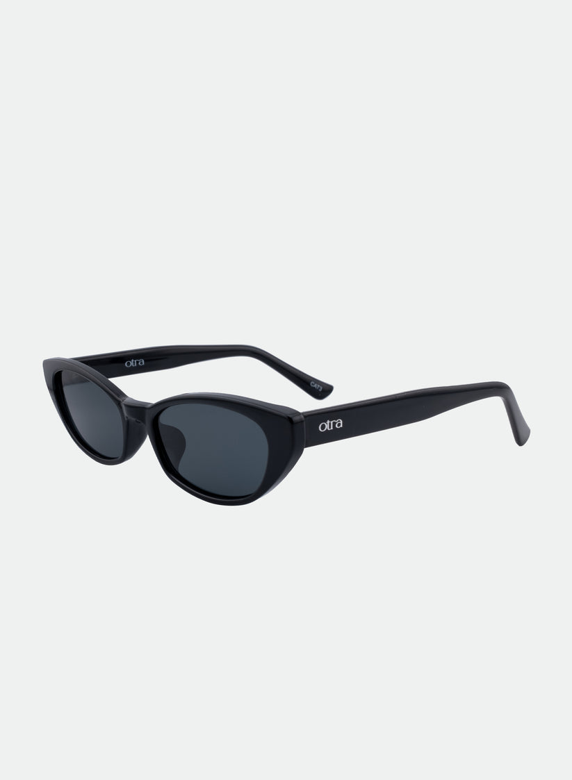 Shona Cat-Eye Sunglasses – Black & Smoke Lens – Otra Eyewear